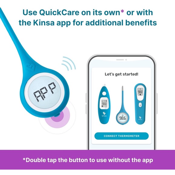 Kinsa | Wearables | Kinsa Quickcare Stick Oral Smart App Connected ...
